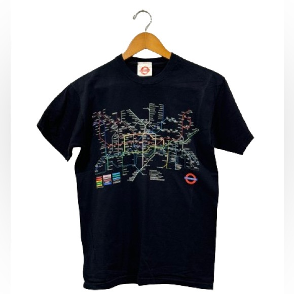 Underground | Shirts | Underground London Subway Map Tshirt Black Small | Poshmark
